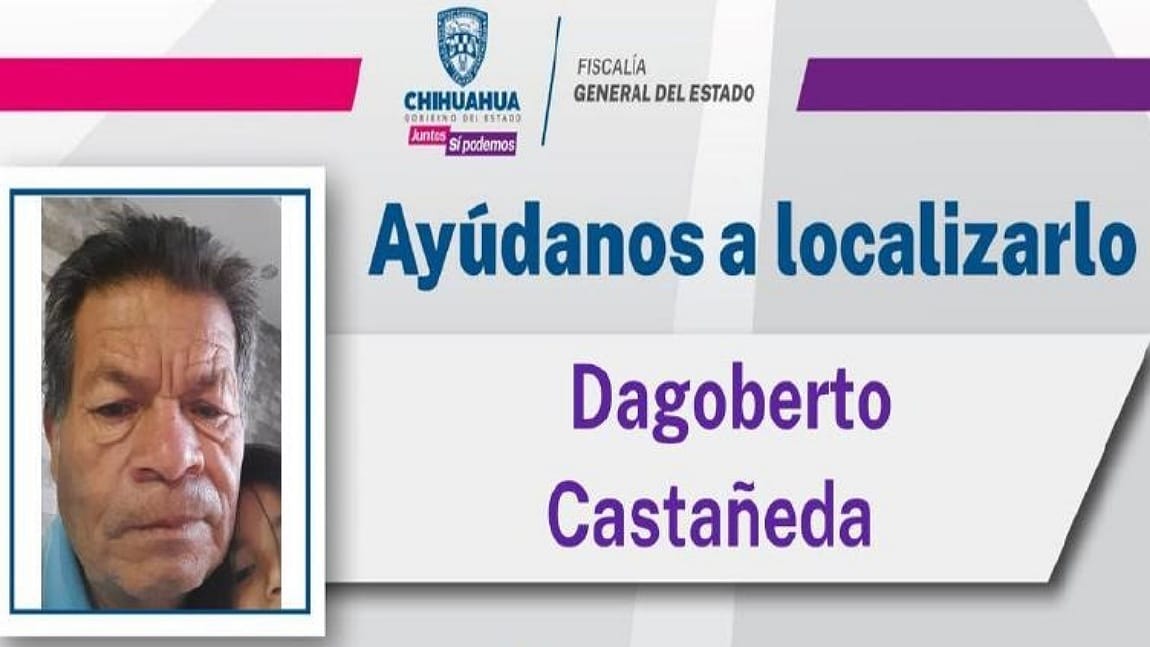 Piden ayuda para encontrar a Dagoberto Castañeda de 63 años ...
