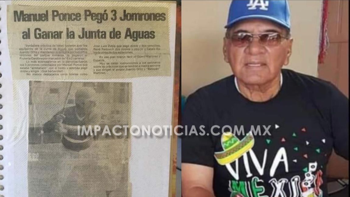 Se realizará homenaje póstumo a Manuel Ponce, reconocido beisbolista ...