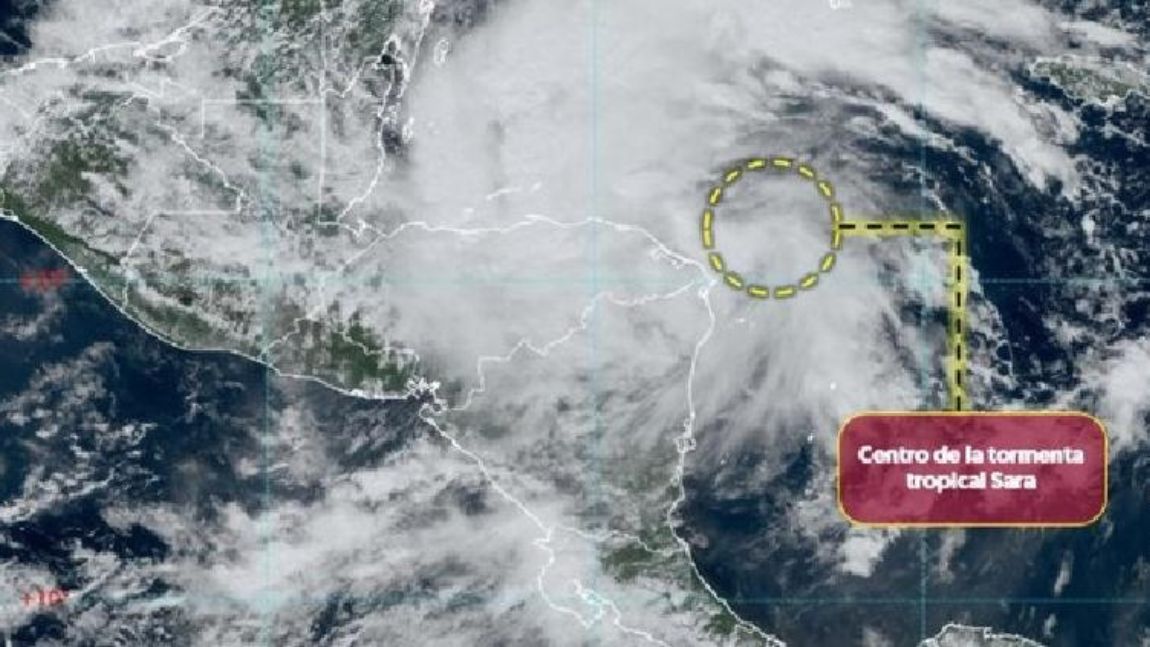 Alerta Protección Civil sobre tormenta “Sara”, se acerca a México ...