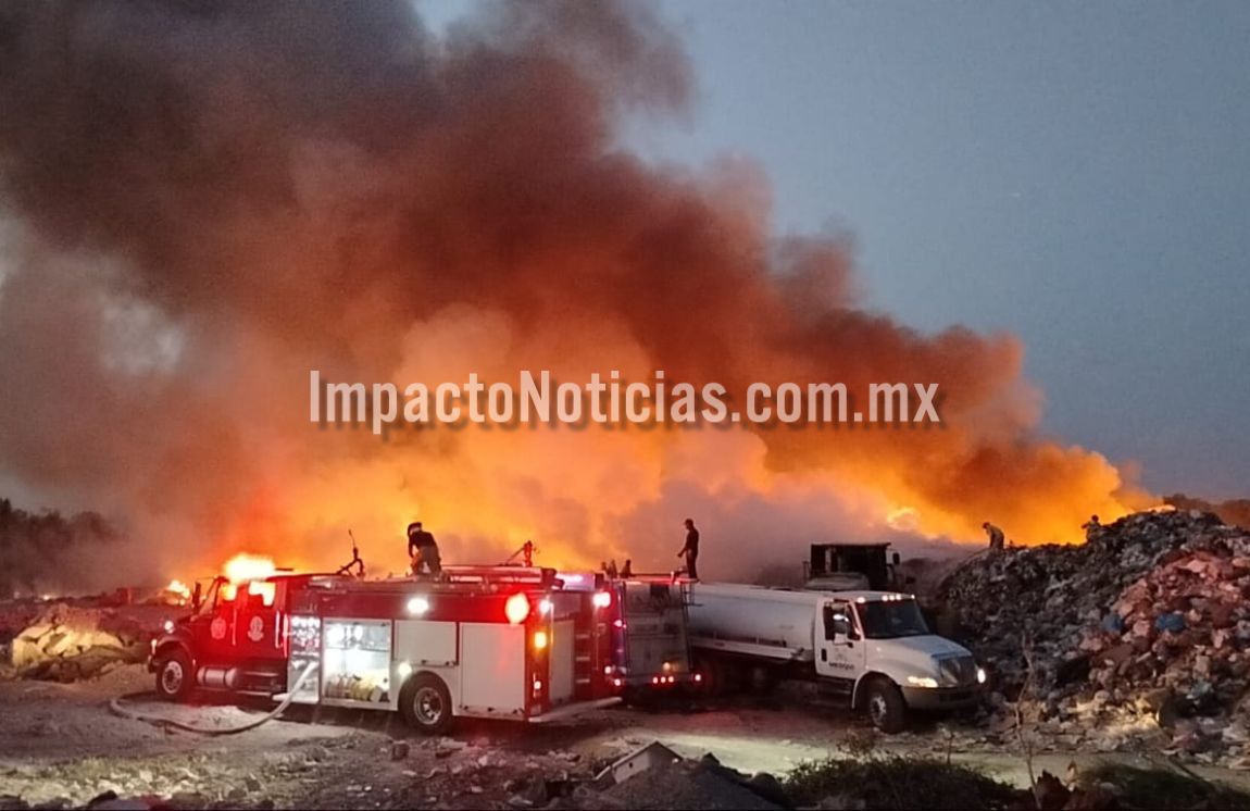 Incendio Arrasa Con La Mitad De Un Basurero Clausurado En Meoqui