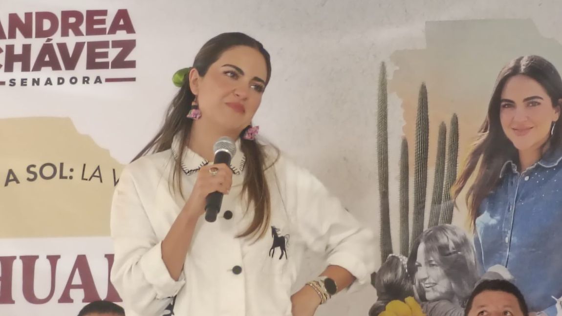 Sin tocar el tema Adán Augusto López, la senadora Andrea Chávez se ...