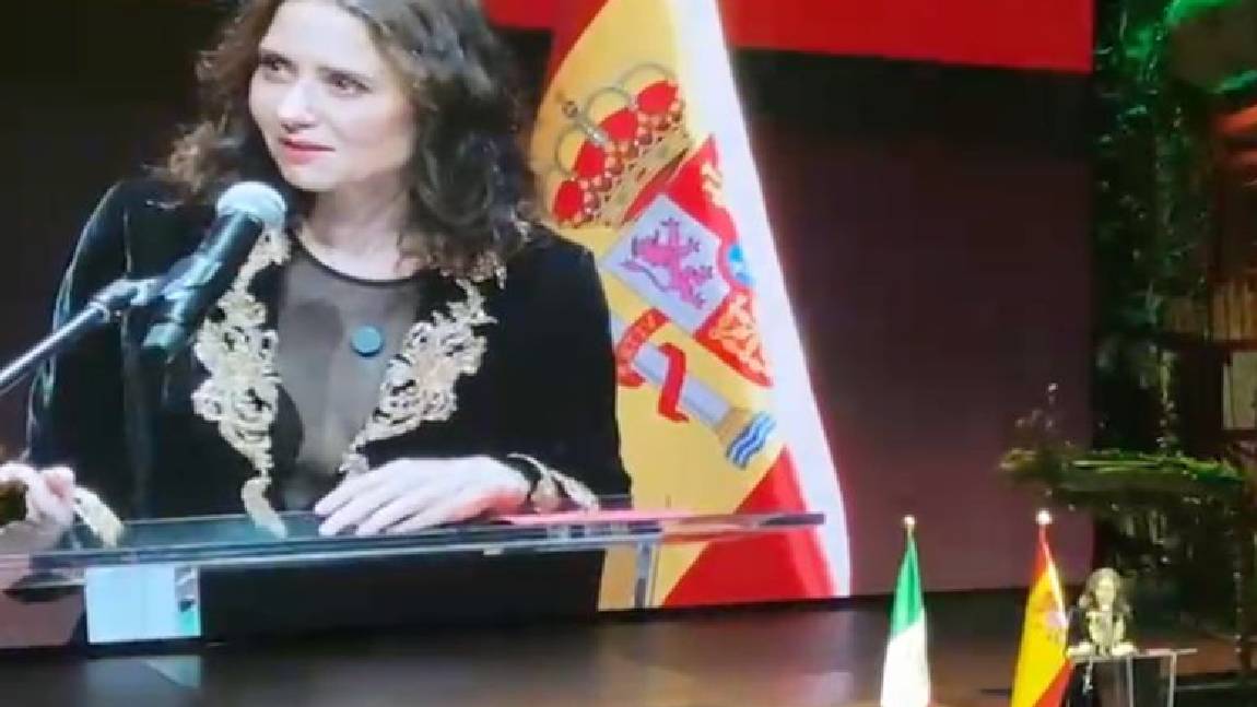 En suelo mexicano, la presidenta de la Comunidad de Madrid, Isabel Díaz ...